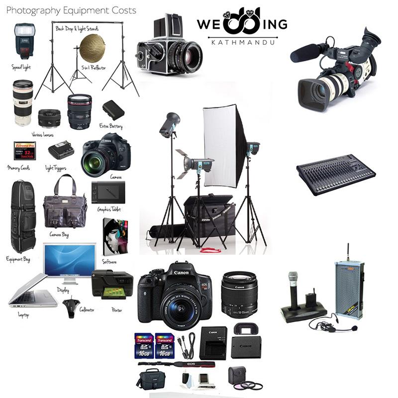 Professional photography equipment
