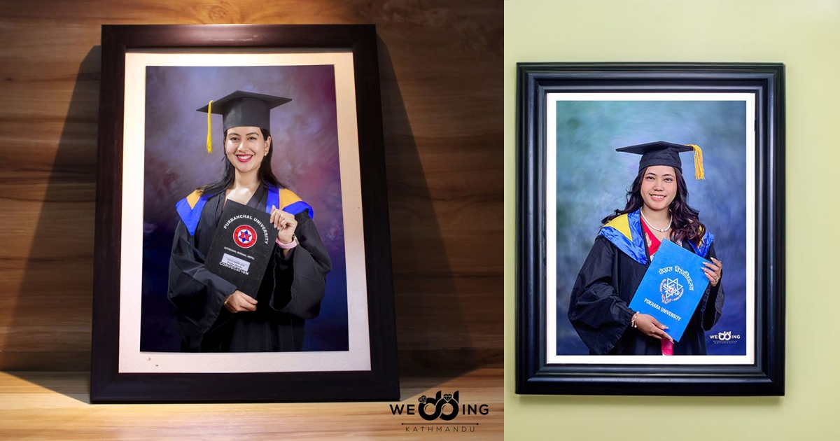 Affordable Graduation Photography with Frame & Digital Files